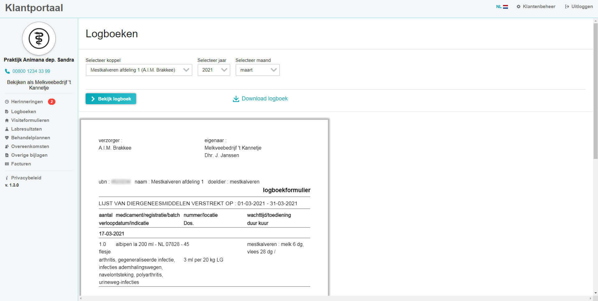 Klantportaal - IDEXX Software